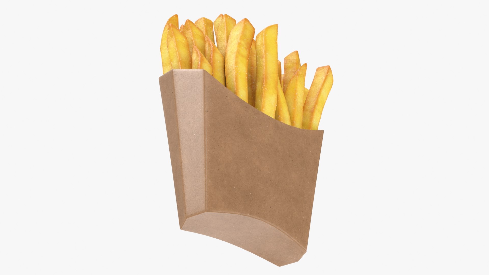 French Fries Box 3D Model - TurboSquid 2148261