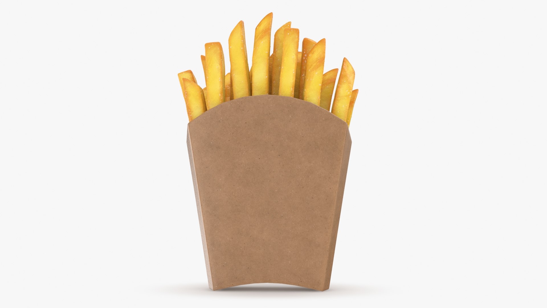 French Fries Box 3D Model - TurboSquid 2148261