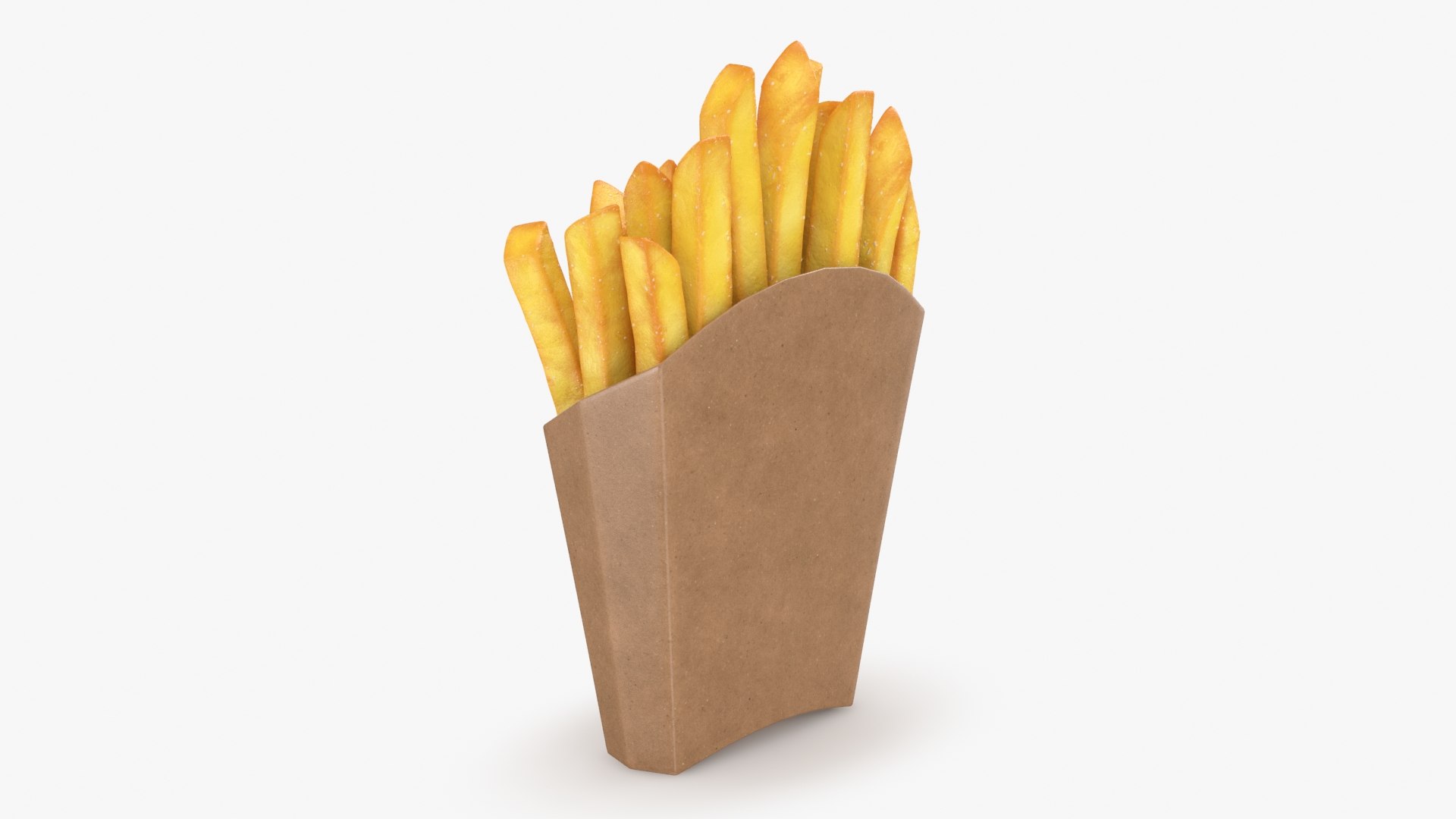 French Fries Box 3D Model - TurboSquid 2148261