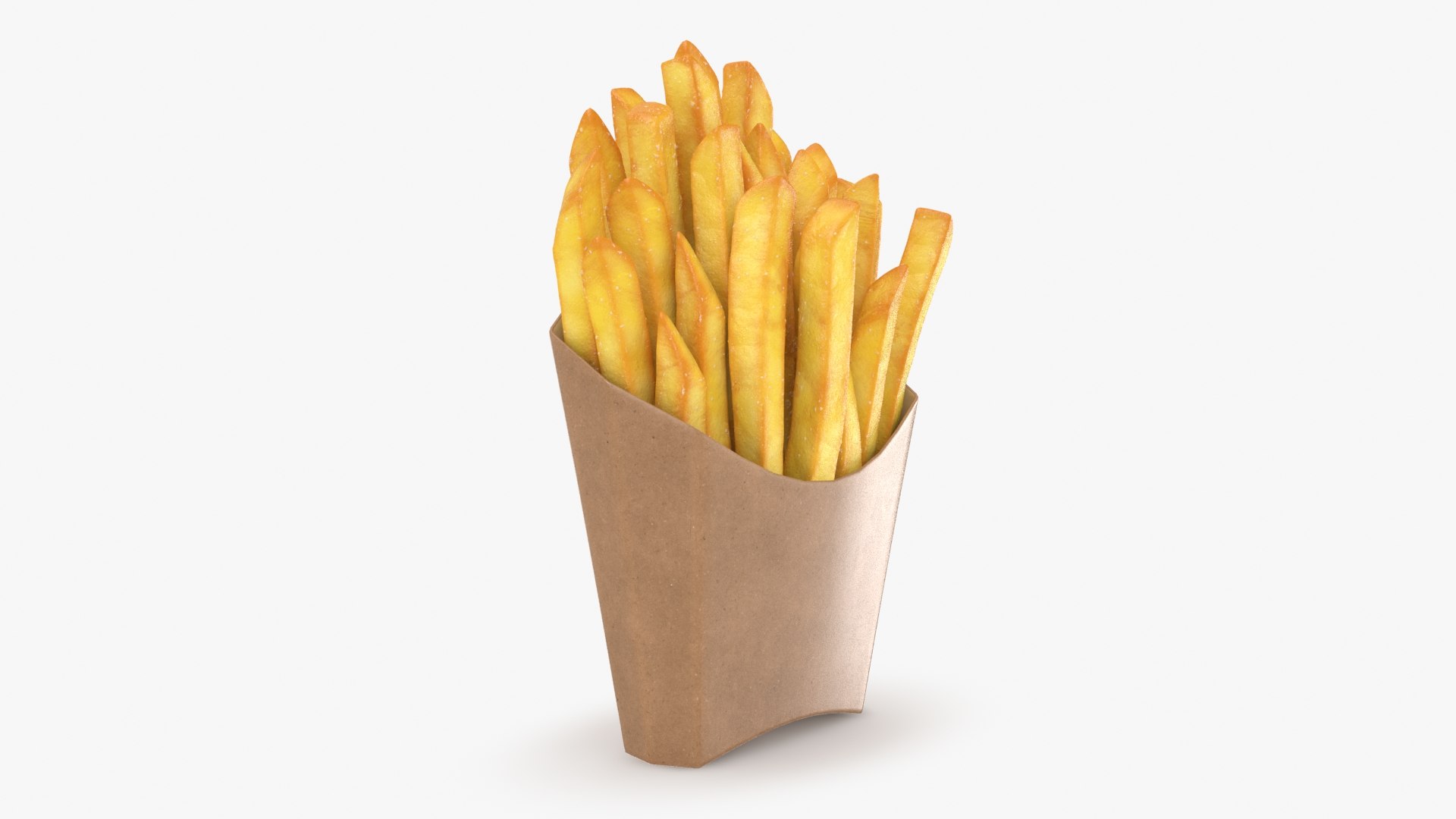 French Fries Box 3D Model - TurboSquid 2148261