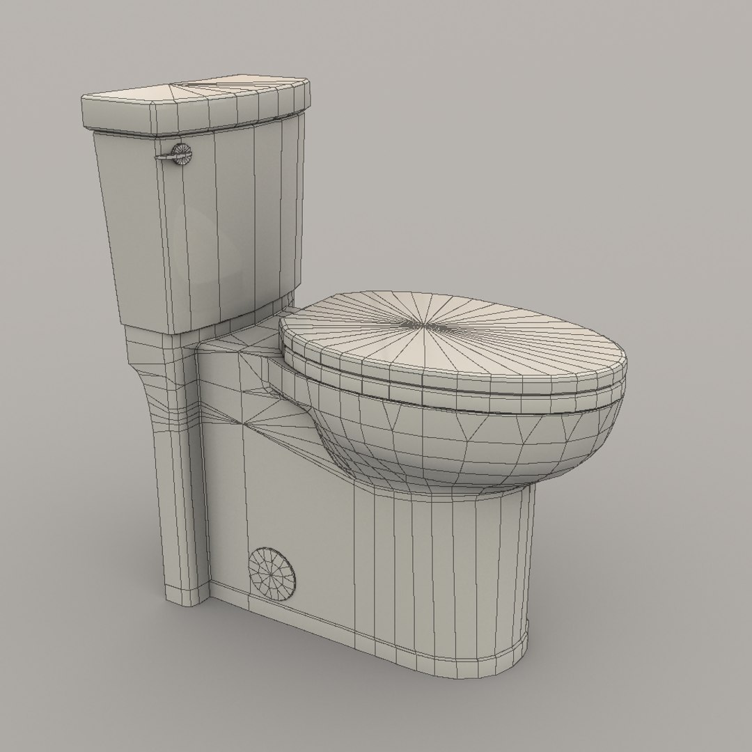 3D Toilet Polys Realistic - TurboSquid 1276749