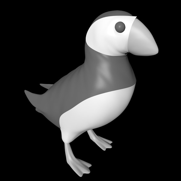 Atlantic puffin 3D model - TurboSquid 1621804