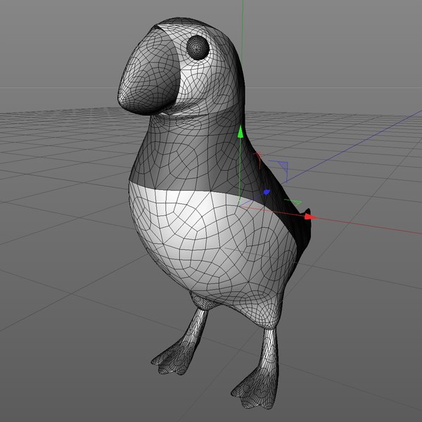 Atlantic puffin 3D model - TurboSquid 1621804