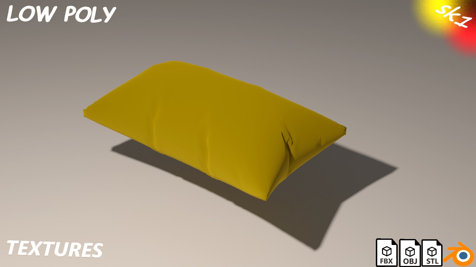 3D pillow - TurboSquid 2175103
