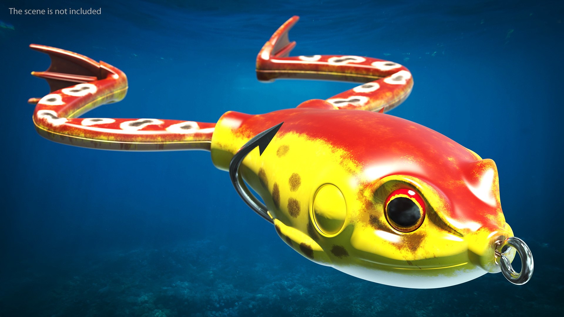 3D Frog Topwater Lure - TurboSquid 1752637