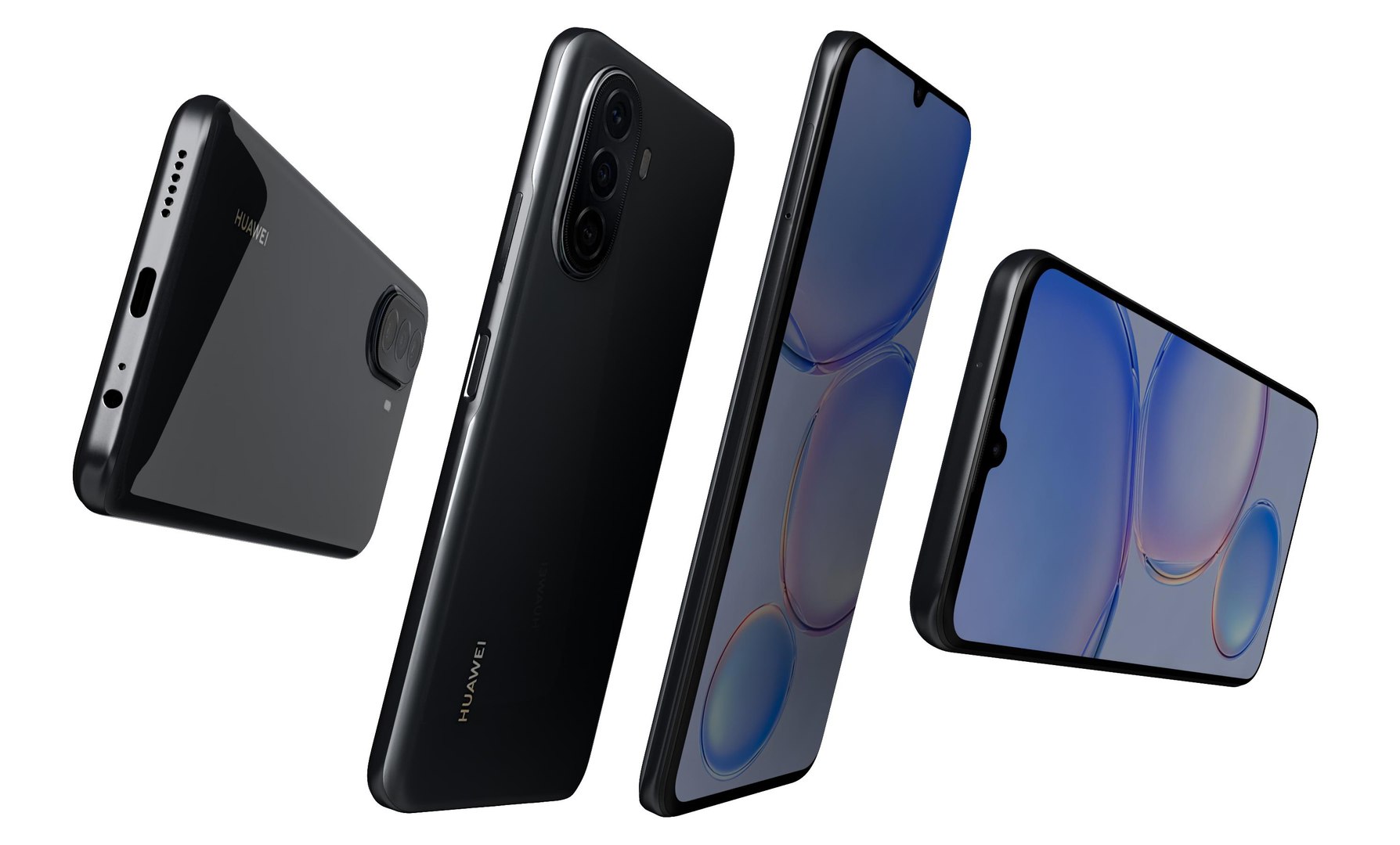 Huawei Nova Y71 Black 3D Model - TurboSquid 2097318