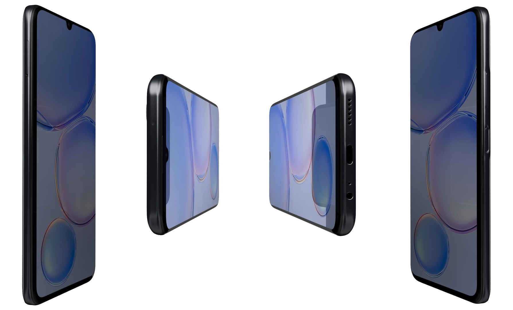Huawei Nova Y71 Black 3D Model - TurboSquid 2097318