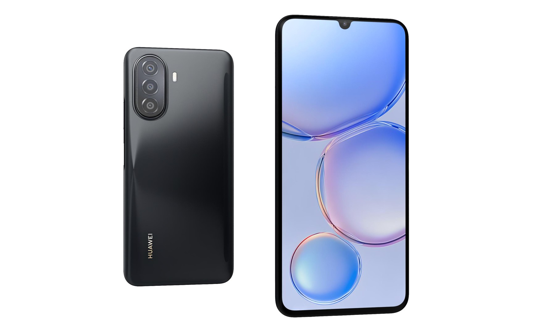 Huawei Nova Y71 Black 3D Model - TurboSquid 2097318