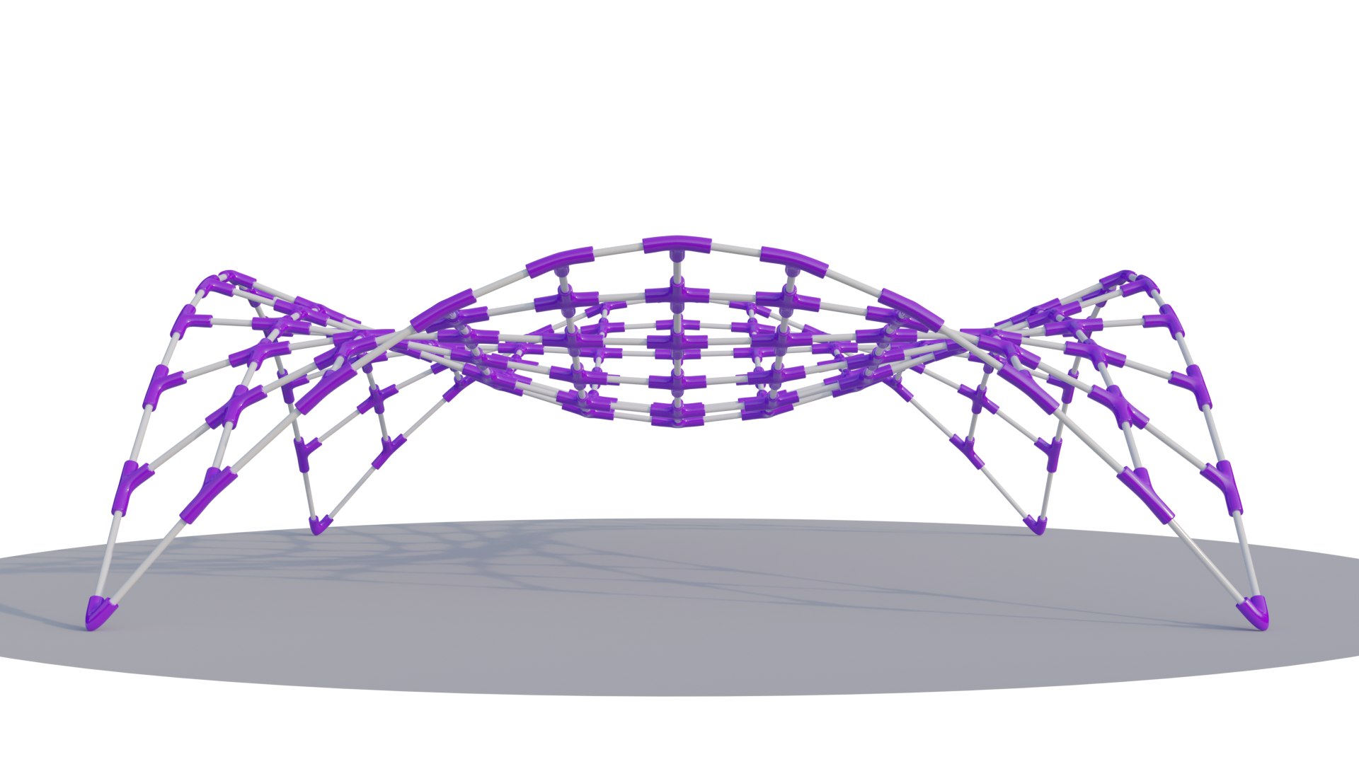 Spider Pavilion Skeletal Pipes 02 3D Model - TurboSquid 2258463