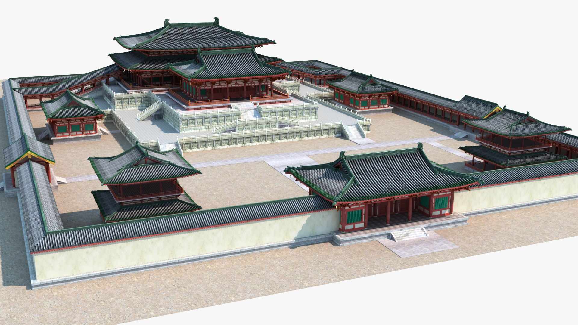 3D Chinese Ancient Palace 2 - TurboSquid 1840902