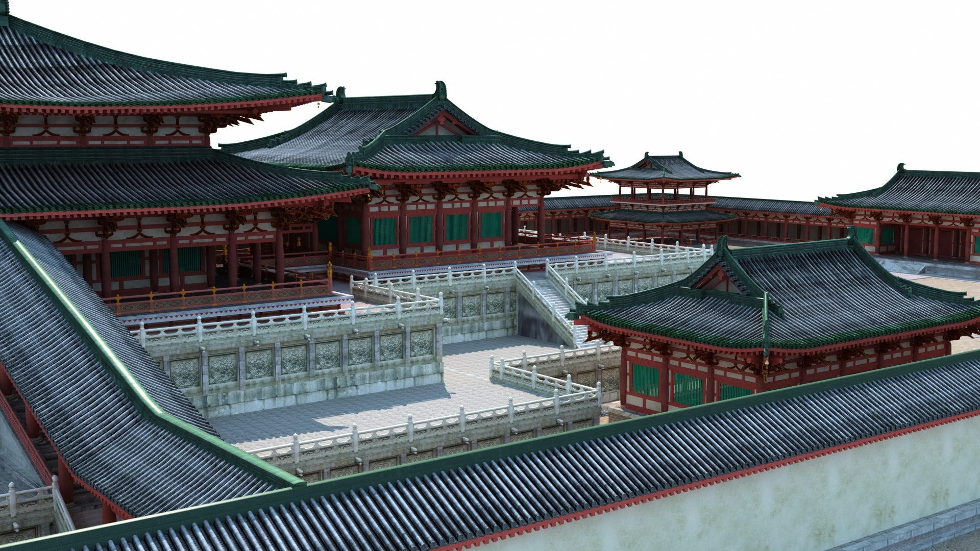 3D Chinese Ancient Palace 2 - TurboSquid 1840902