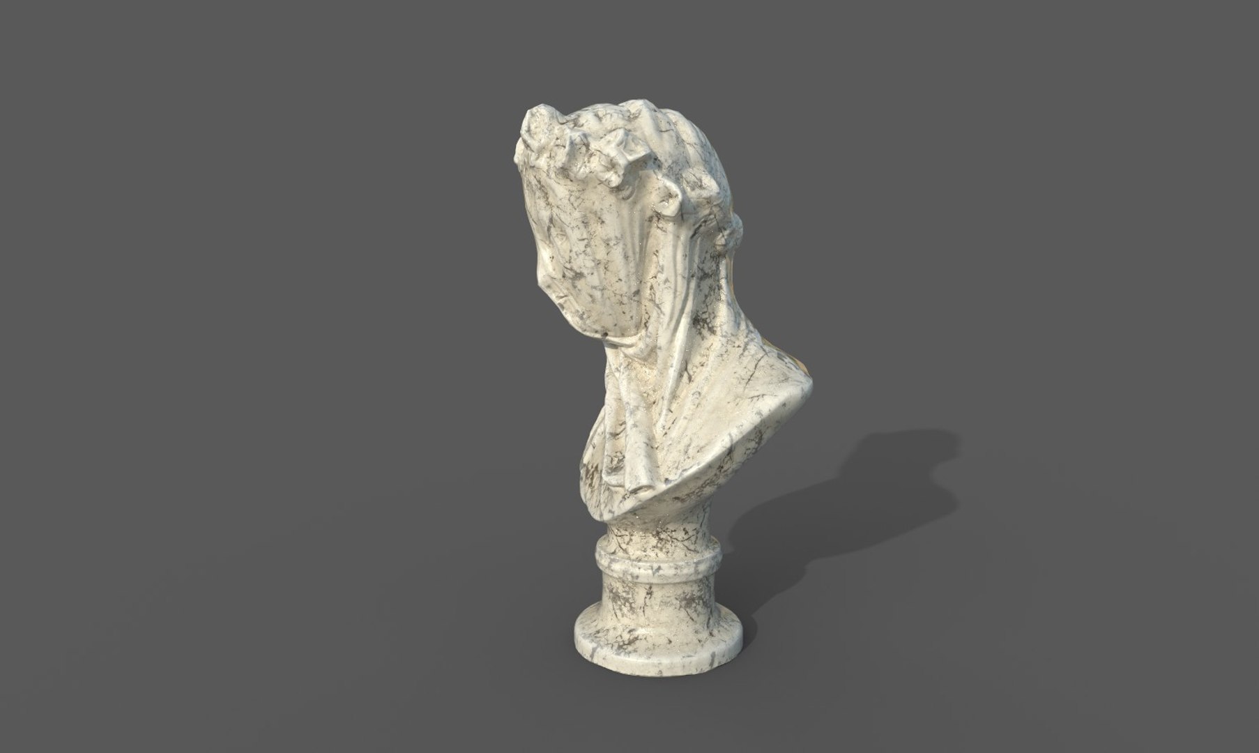 3D model the Veiled Lady bust - TurboSquid 1825717