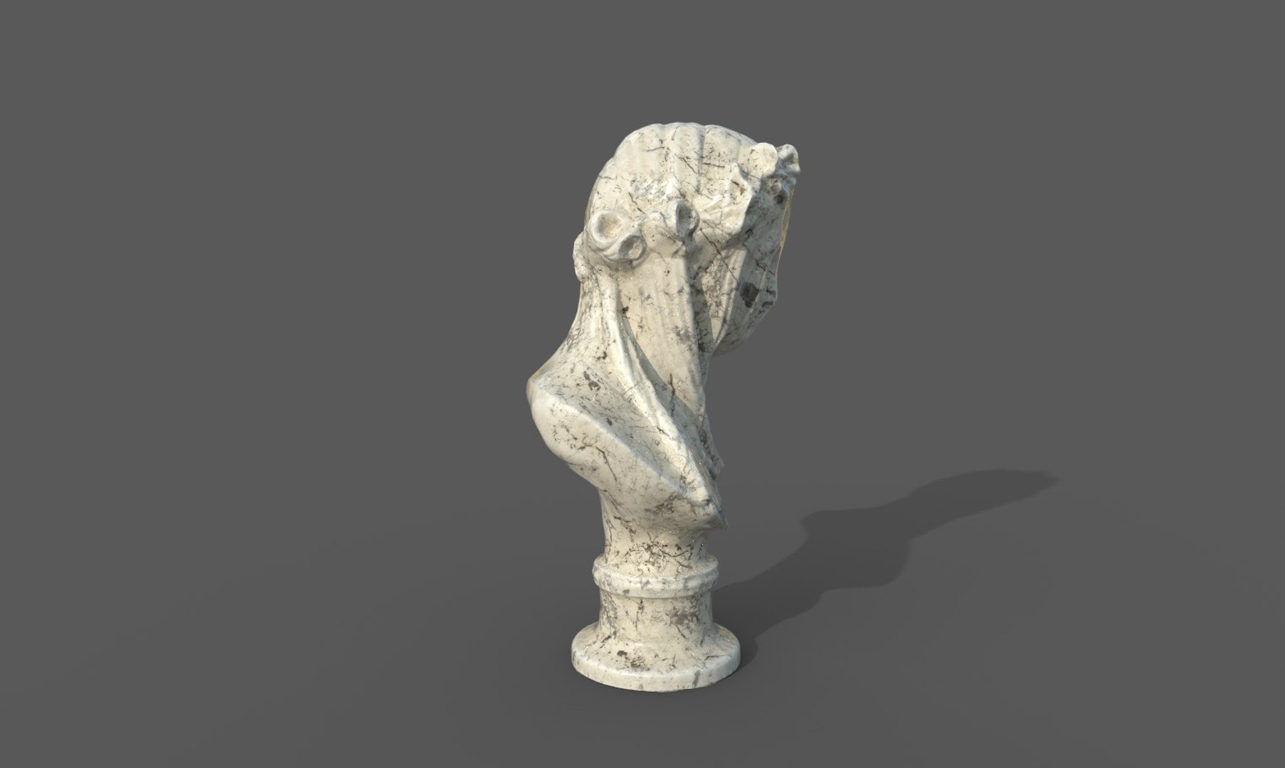 3D model the Veiled Lady bust - TurboSquid 1825717