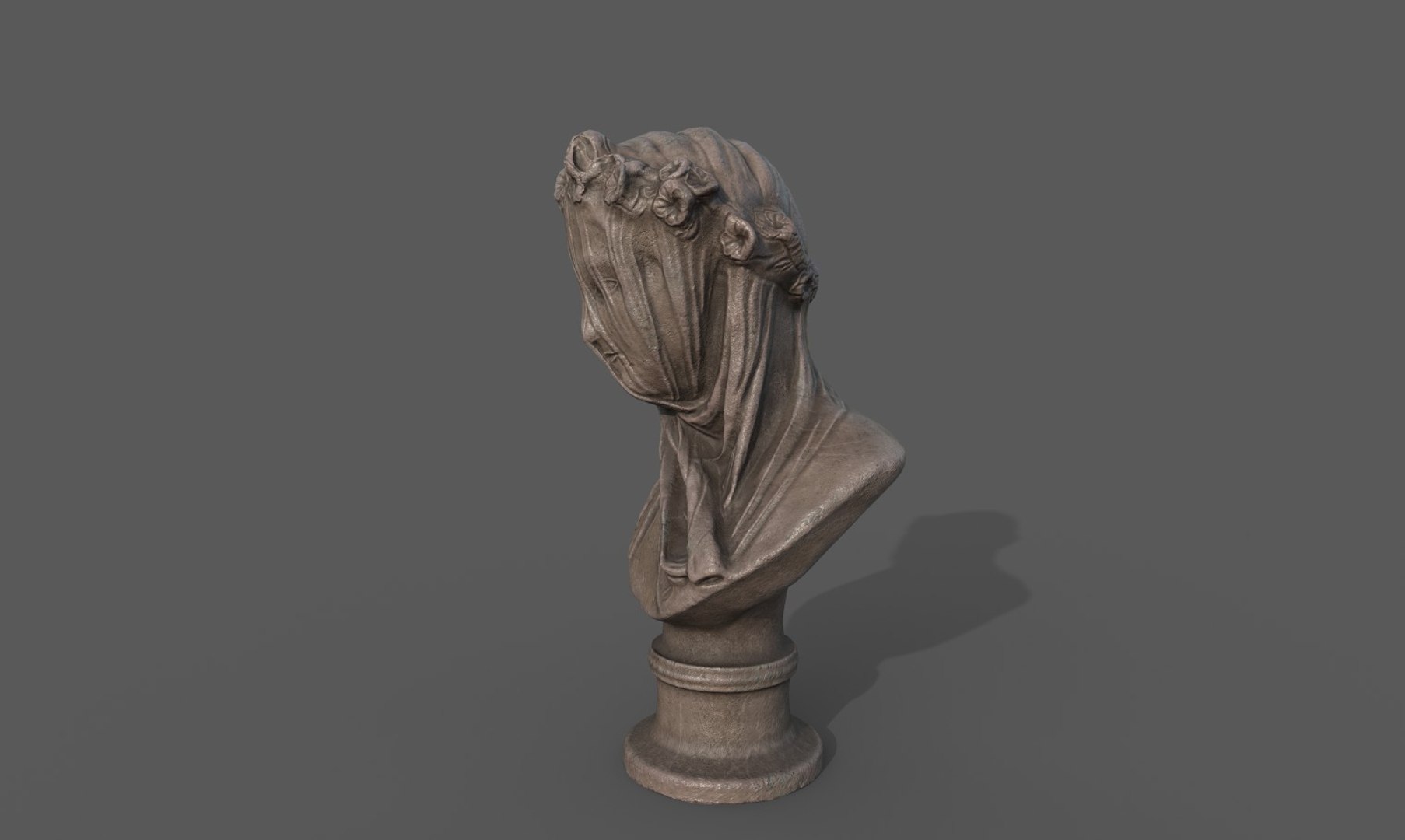 3D Model The Veiled Lady Bust - TurboSquid 1825717