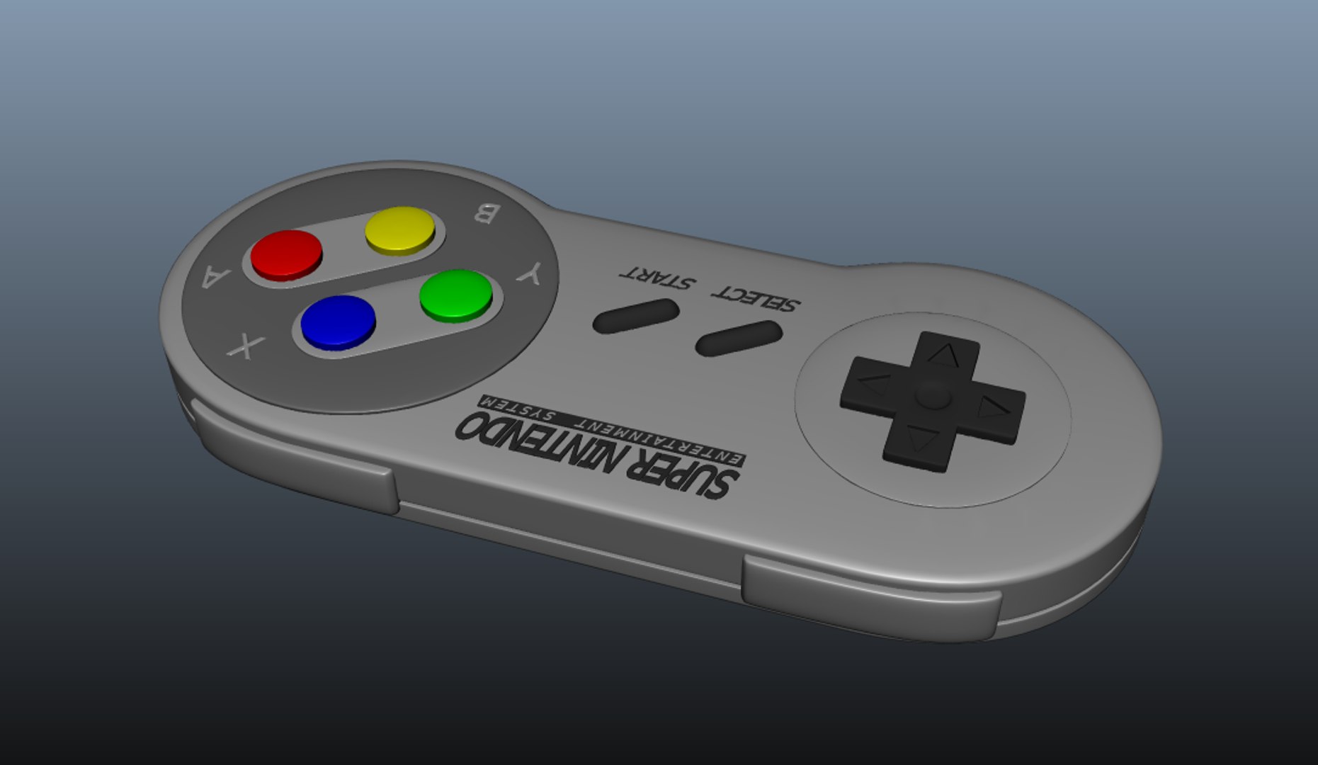 Free Super Nintendo 3d Model