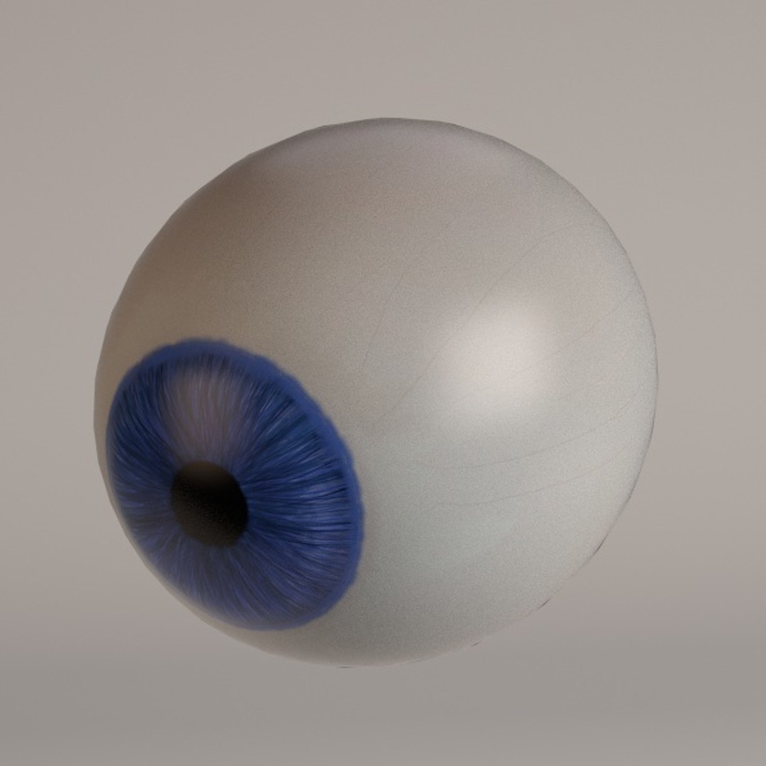 human eye 3d 3ds