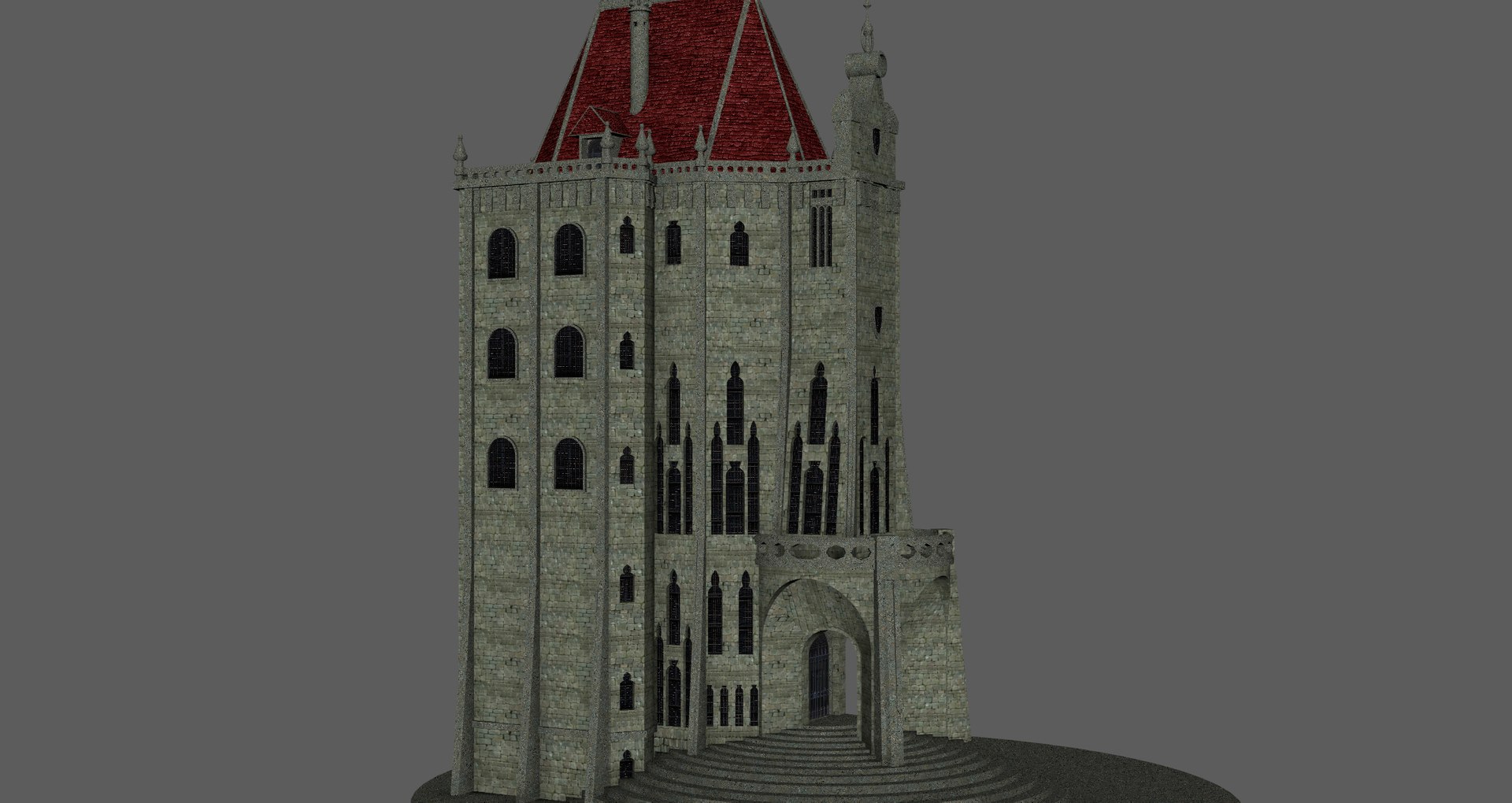 3D Fantasy Gothic Tower - TurboSquid 2210737