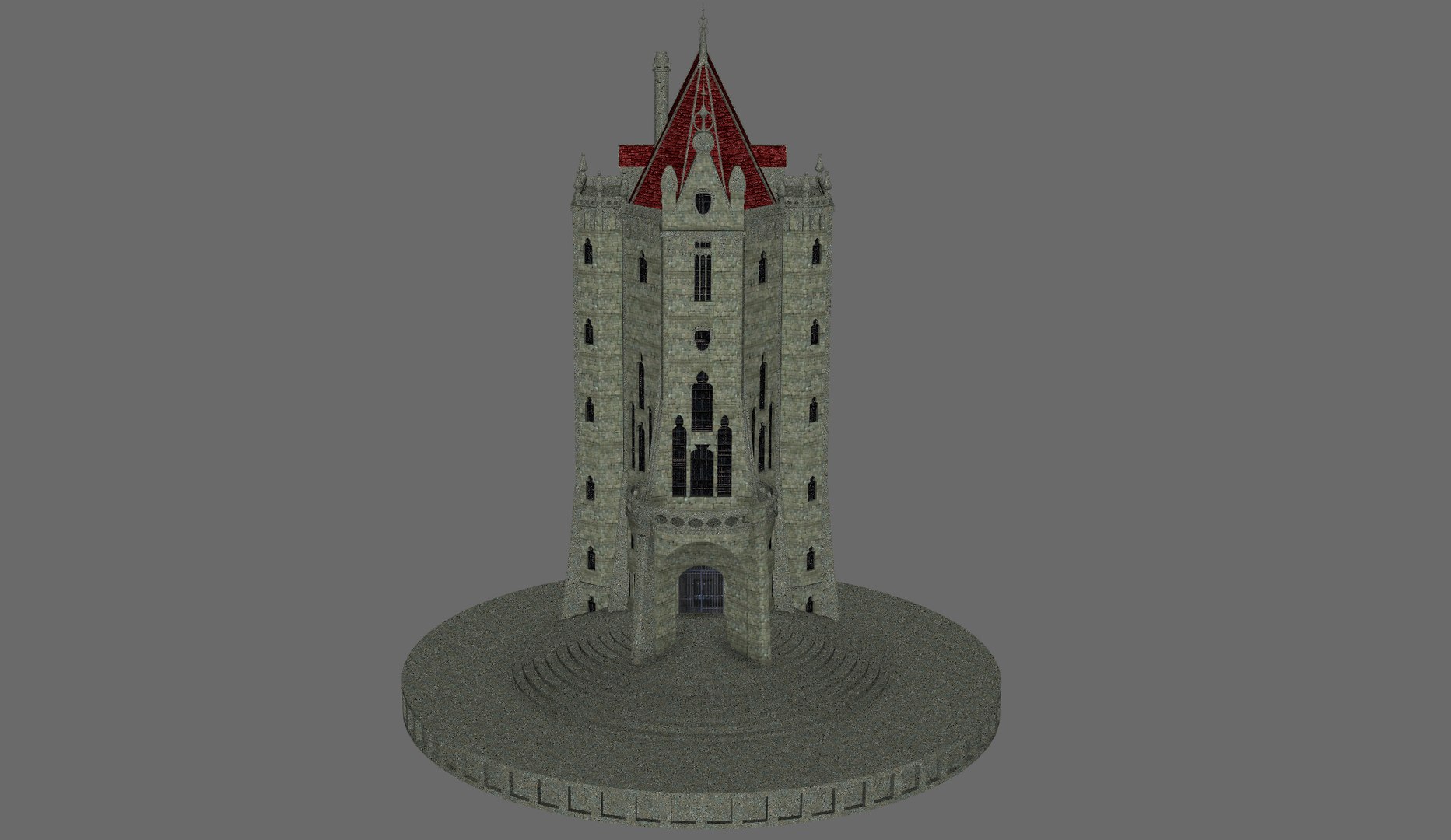 3D Fantasy Gothic Tower - TurboSquid 2210737