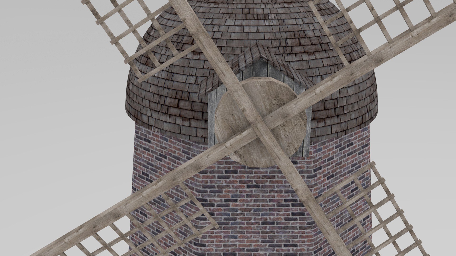 Windmill Wind 3d Obj