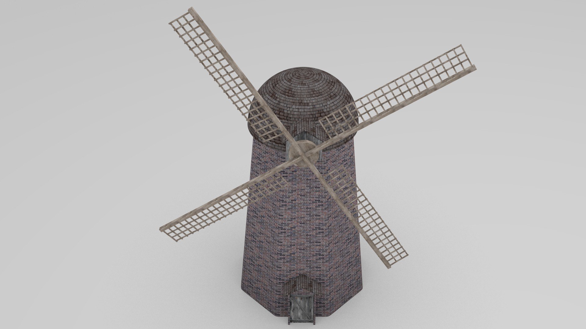 Windmill Wind 3d Obj