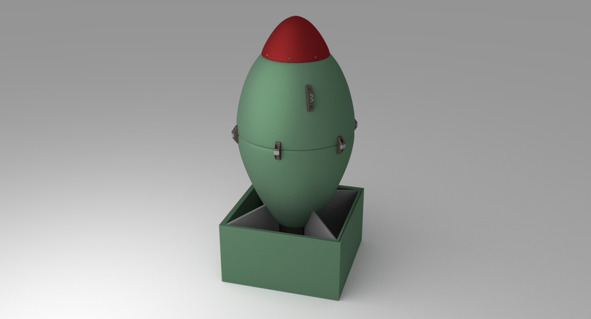 Nuclear Bomb 3D Model - TurboSquid 1212589