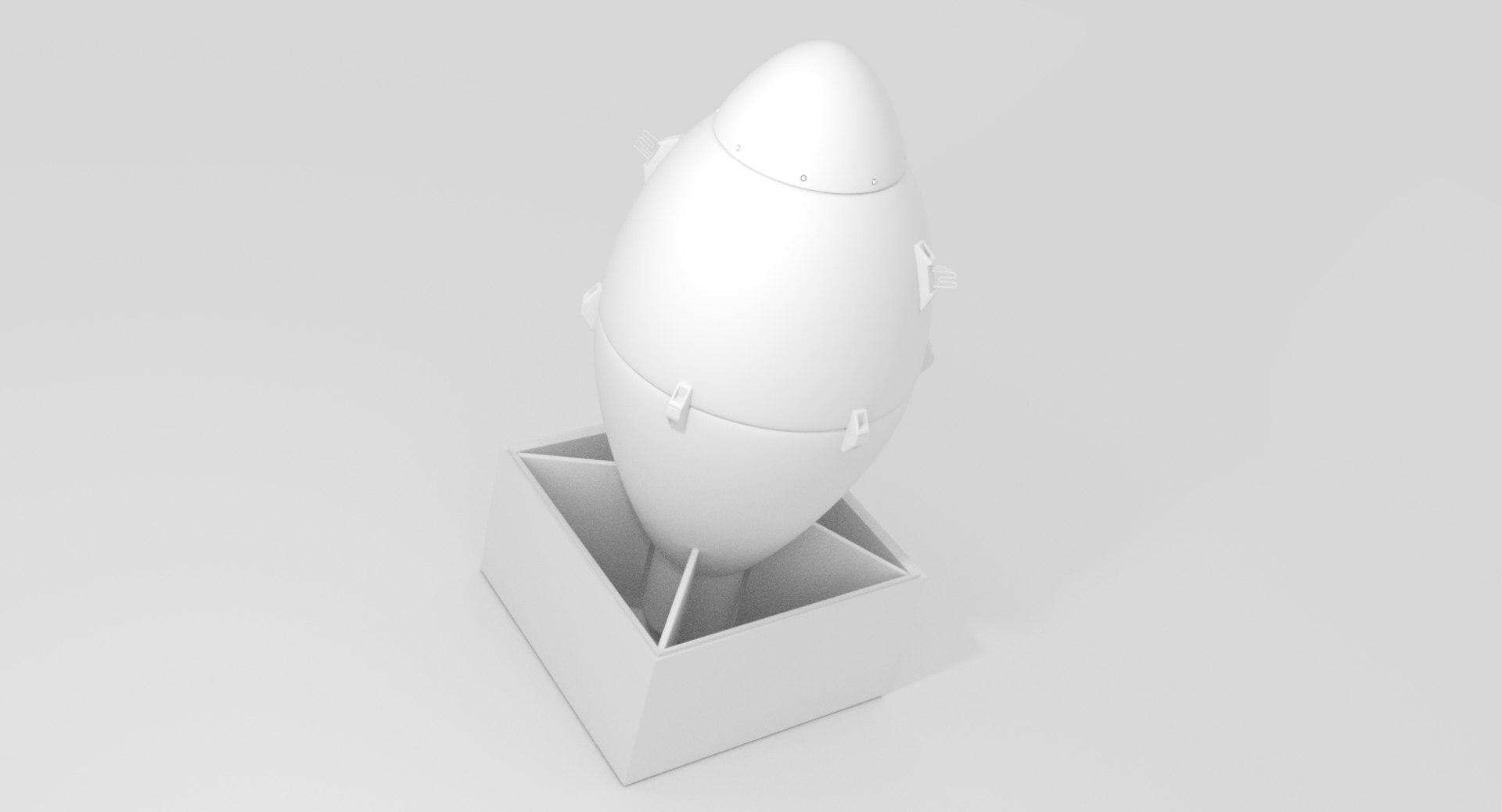 Nuclear Bomb 3D Model - TurboSquid 1212589