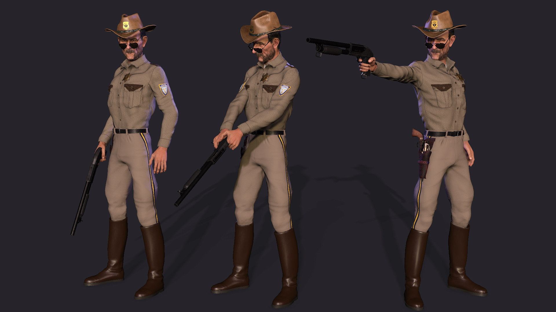 Sheriff 3D model - TurboSquid 1937451
