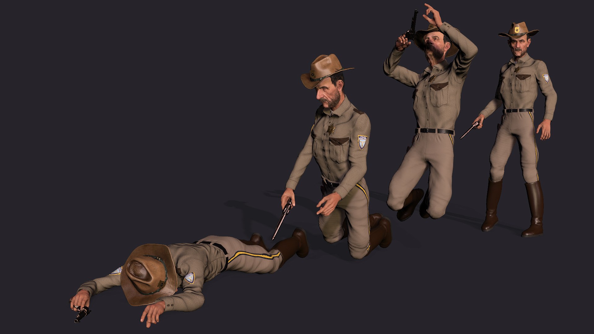 Sheriff 3D model - TurboSquid 1937451