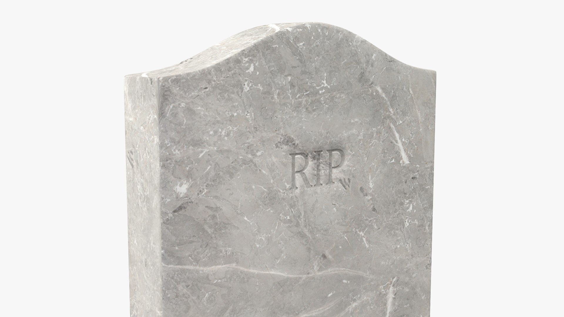 3D Marble Headstone Grave Model - TurboSquid 1445534