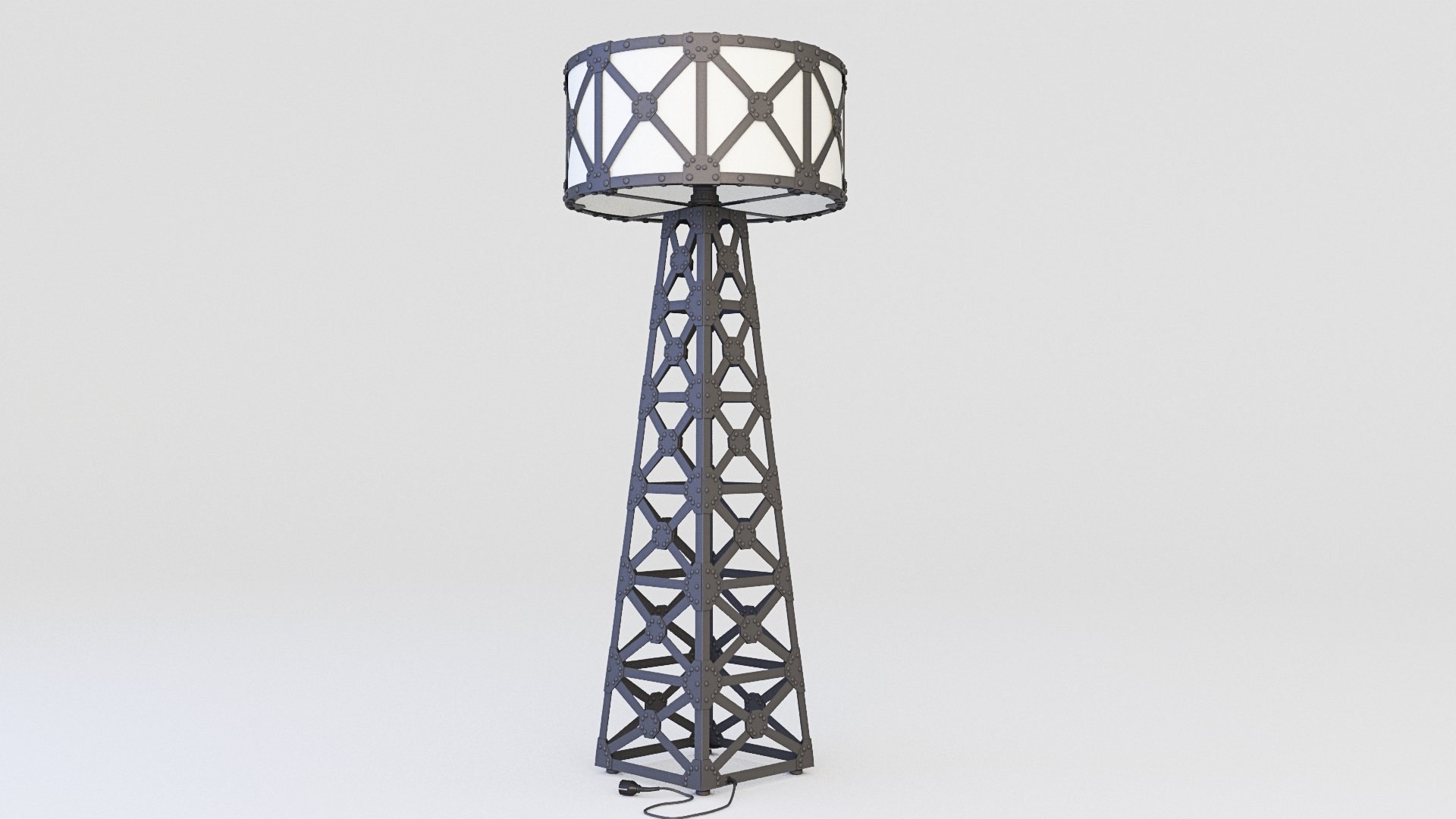 Loft Lamp Floor 3D Model - TurboSquid 1526804