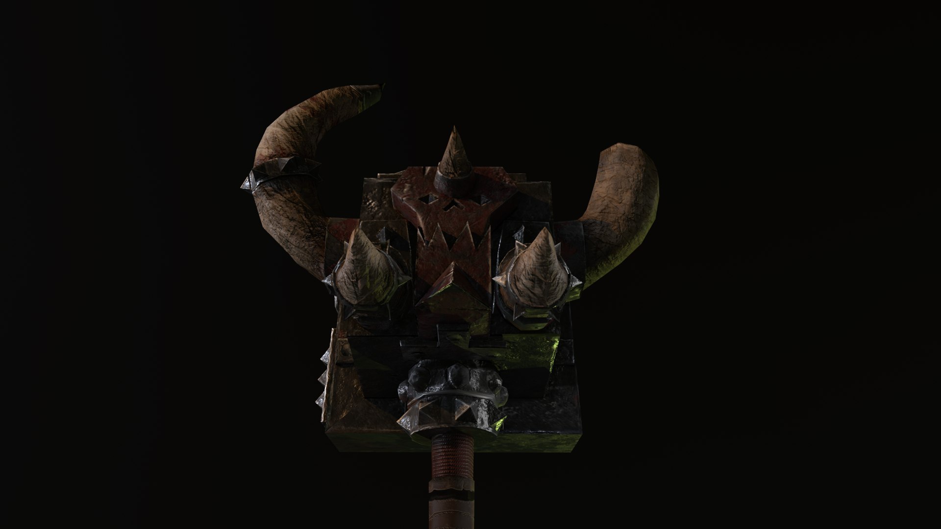 3D Model Orcs Hammer - TurboSquid 1950613