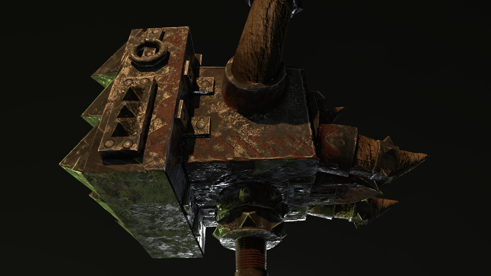 3D Model Orcs Hammer - TurboSquid 1950613