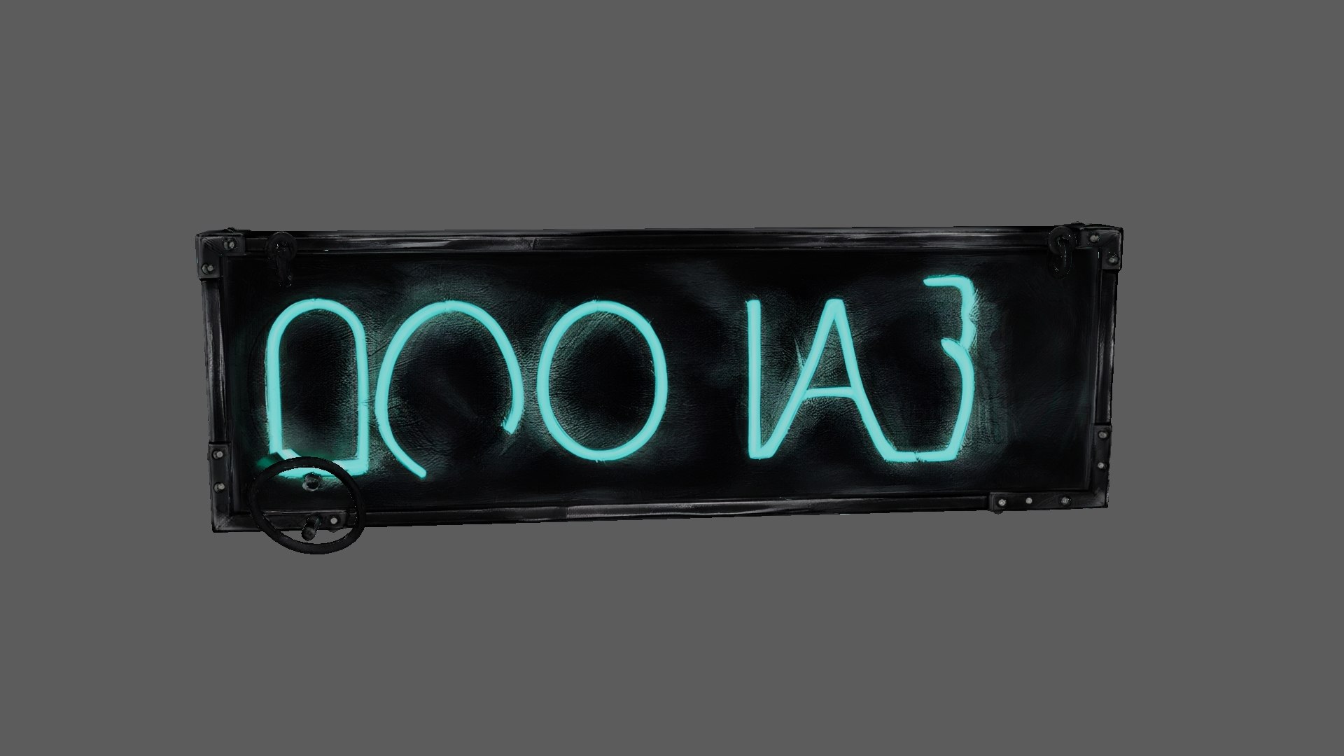Stylized Neon Signboard - Seafood Restaurant Sign 3D - TurboSquid 2571849