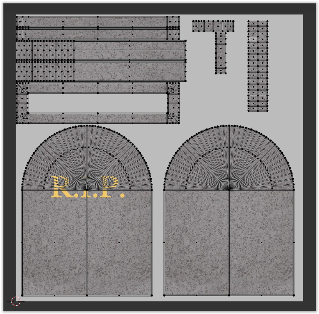 Tombstone PBR II 3D Model - TurboSquid 2197226