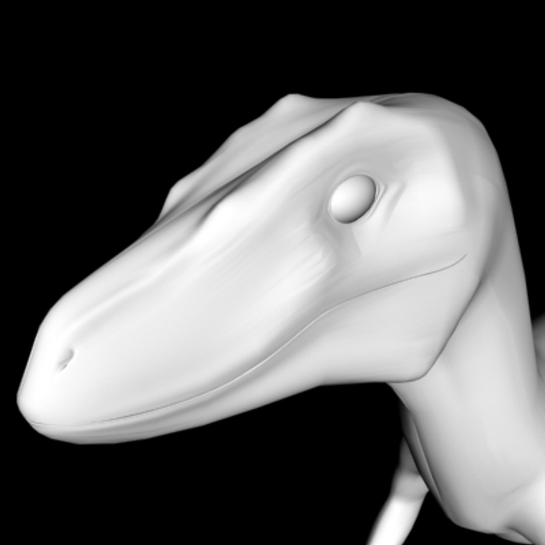 velociraptor dinosaur 3d model