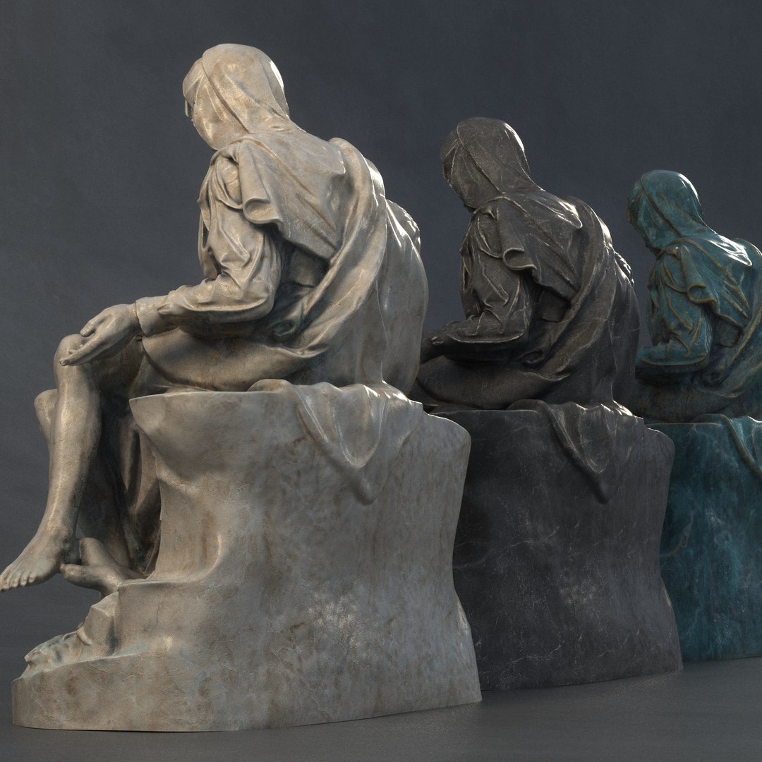 Sculpture La Pieta Di Michelangelo - Our Lady 3D - TurboSquid 2243256