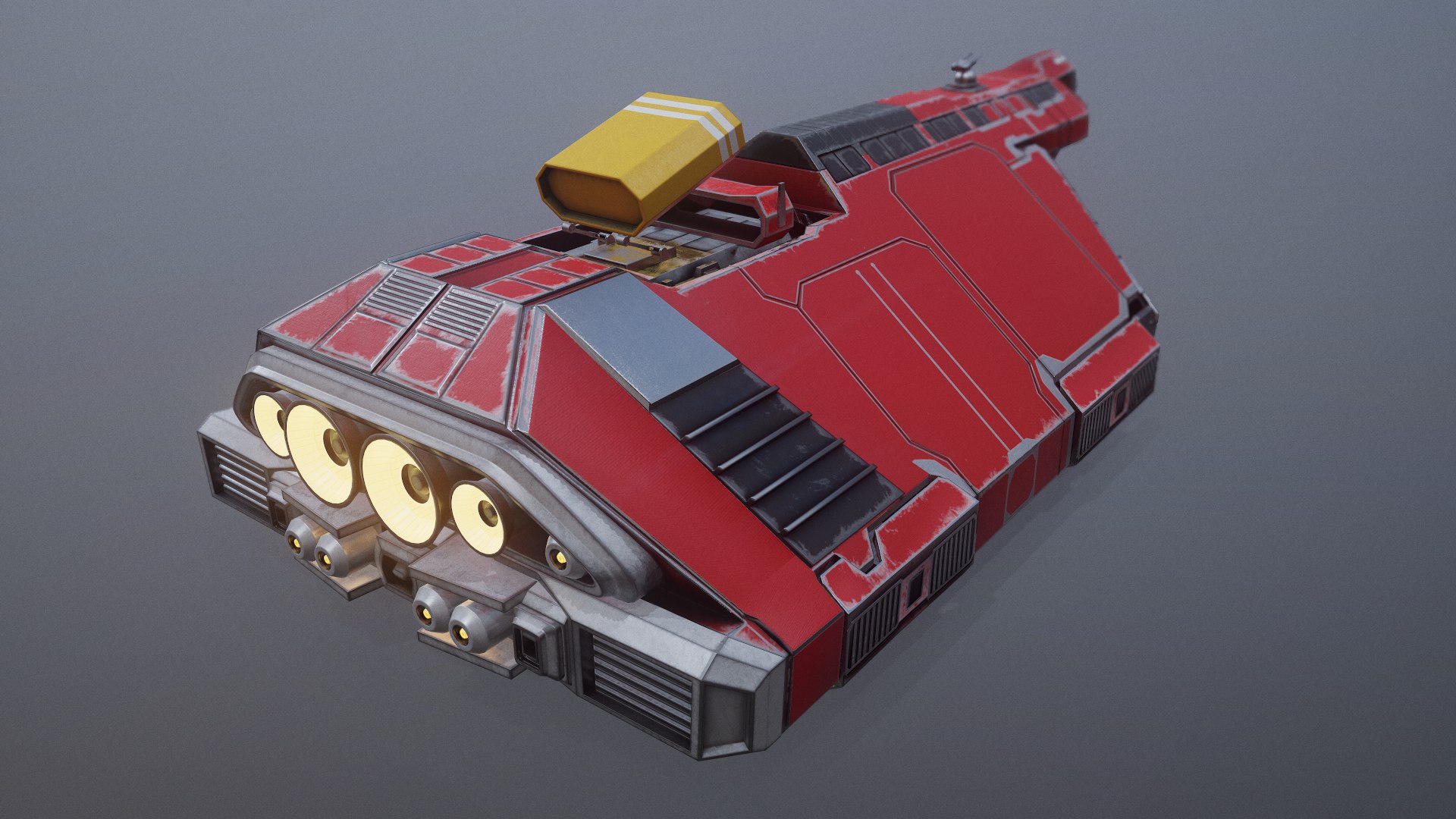 3D cargo spaceship space animation model - TurboSquid 1434411