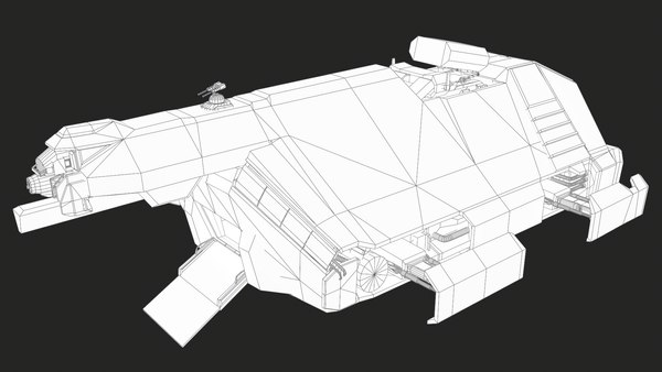 3D cargo spaceship space animation model - TurboSquid 1434411