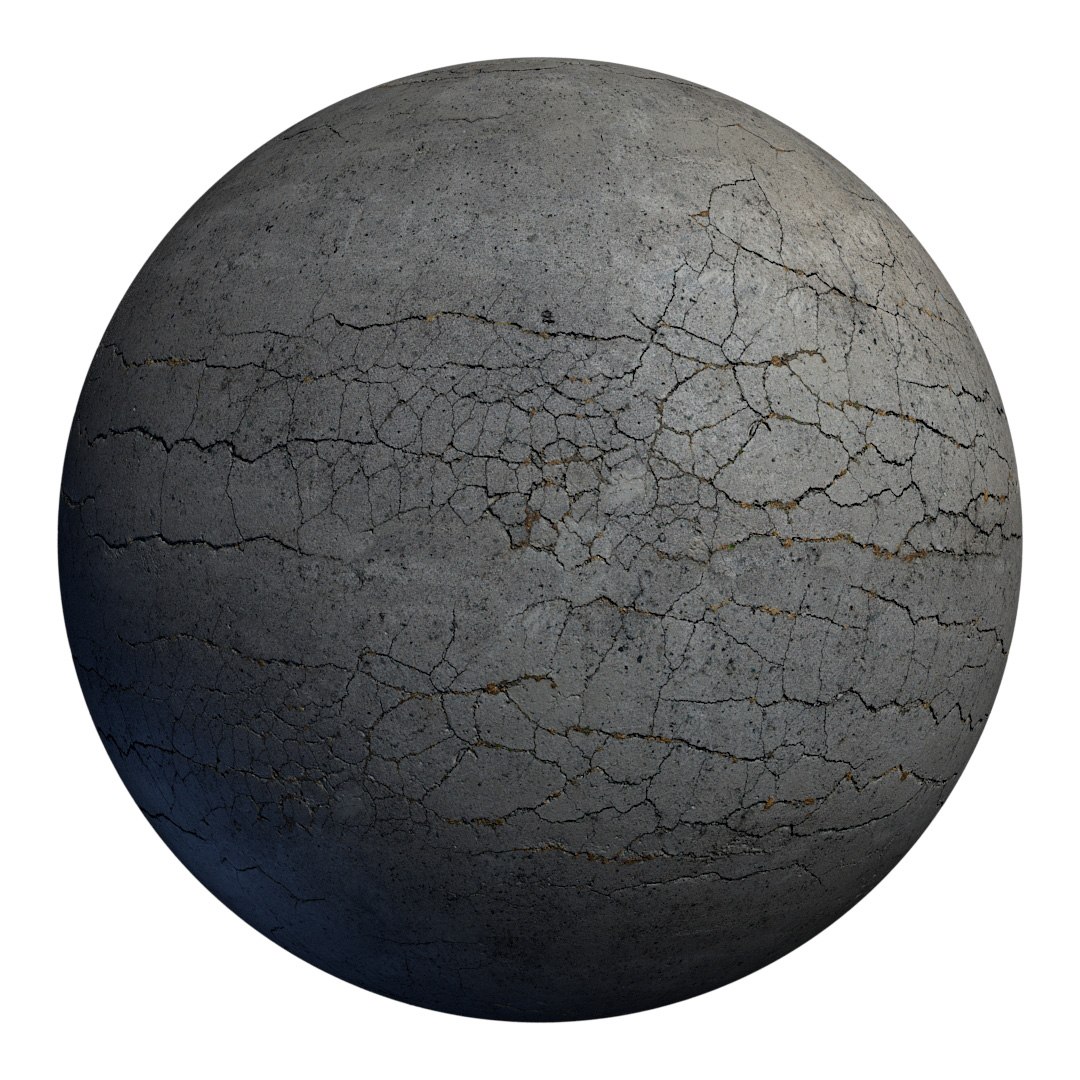 Cracked Asphalt Scan 3D - TurboSquid 1423133