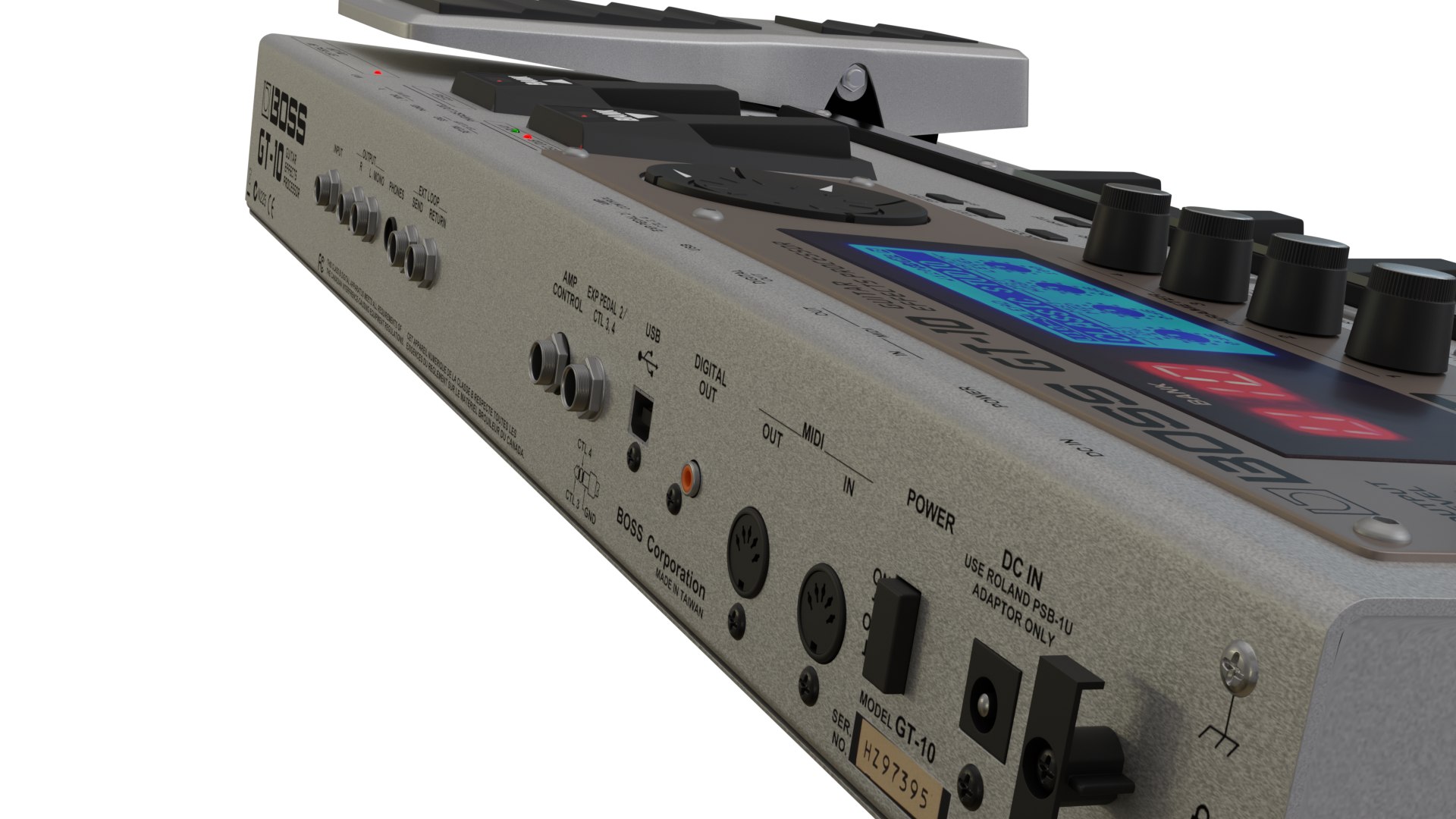 Boss Gt-10 Guitar Processor Model - TurboSquid 1503343