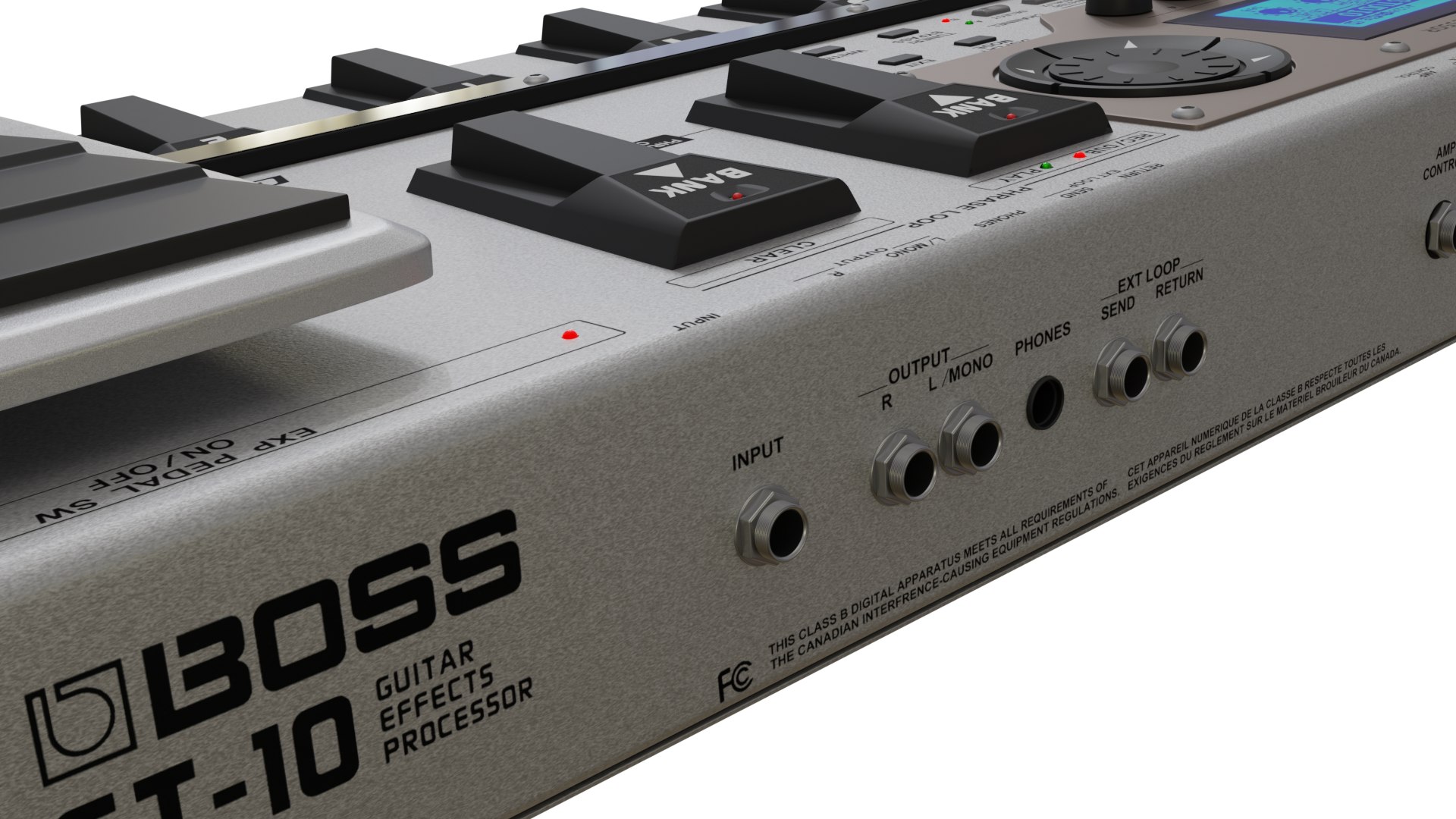 Boss Gt-10 Guitar Processor Model - TurboSquid 1503343