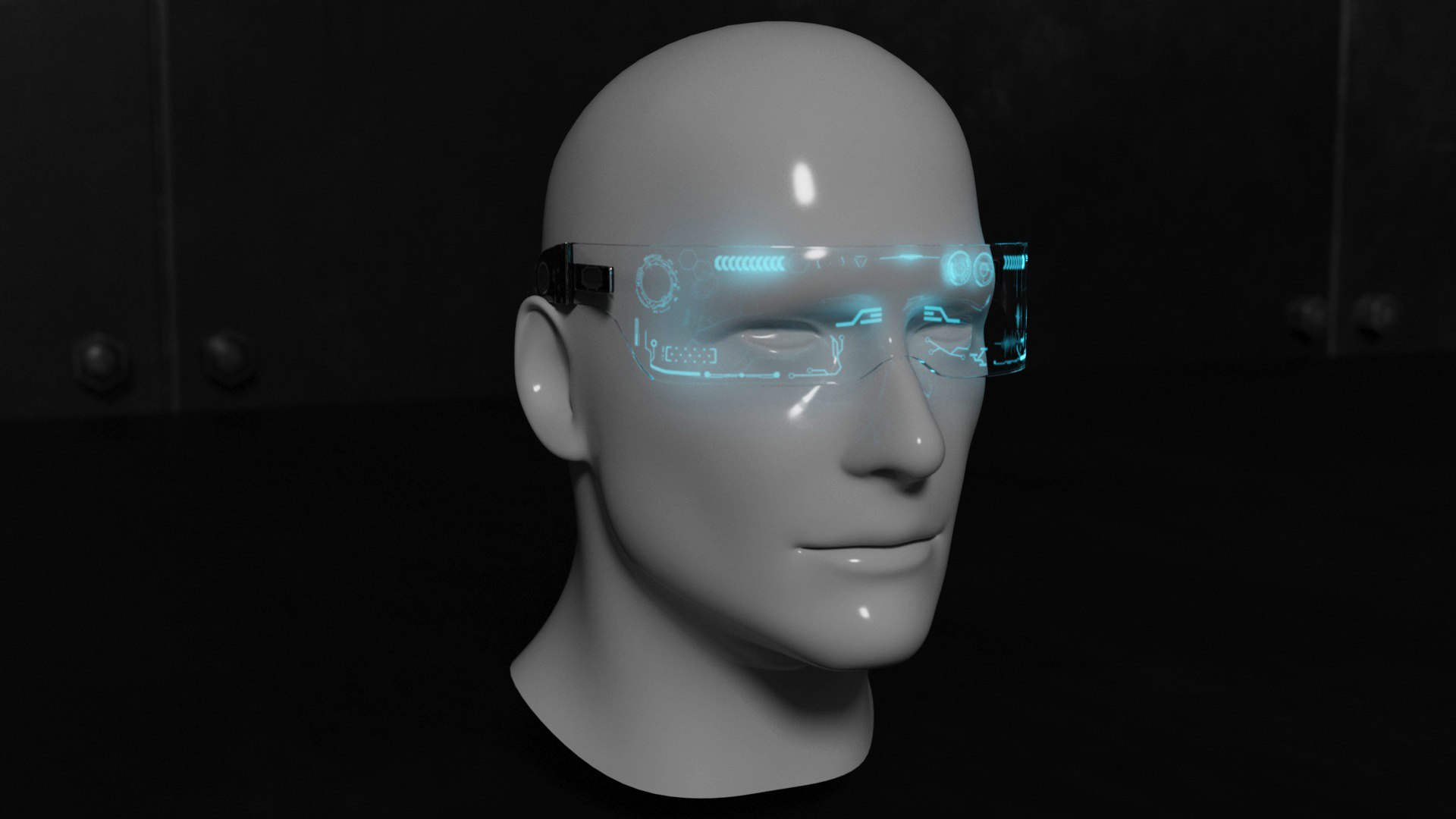 Sci-Fi Glasses 3D Model - TurboSquid 2088675