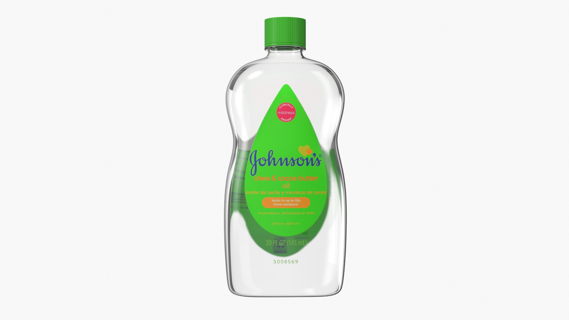 3D Johnsons Aloe Oil Green Model - TurboSquid 2315113