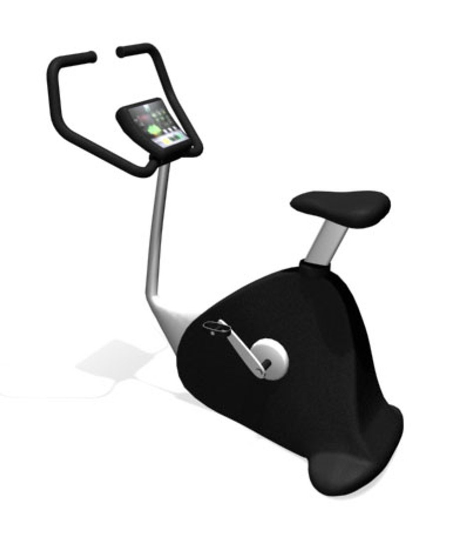 3d exercise bike model