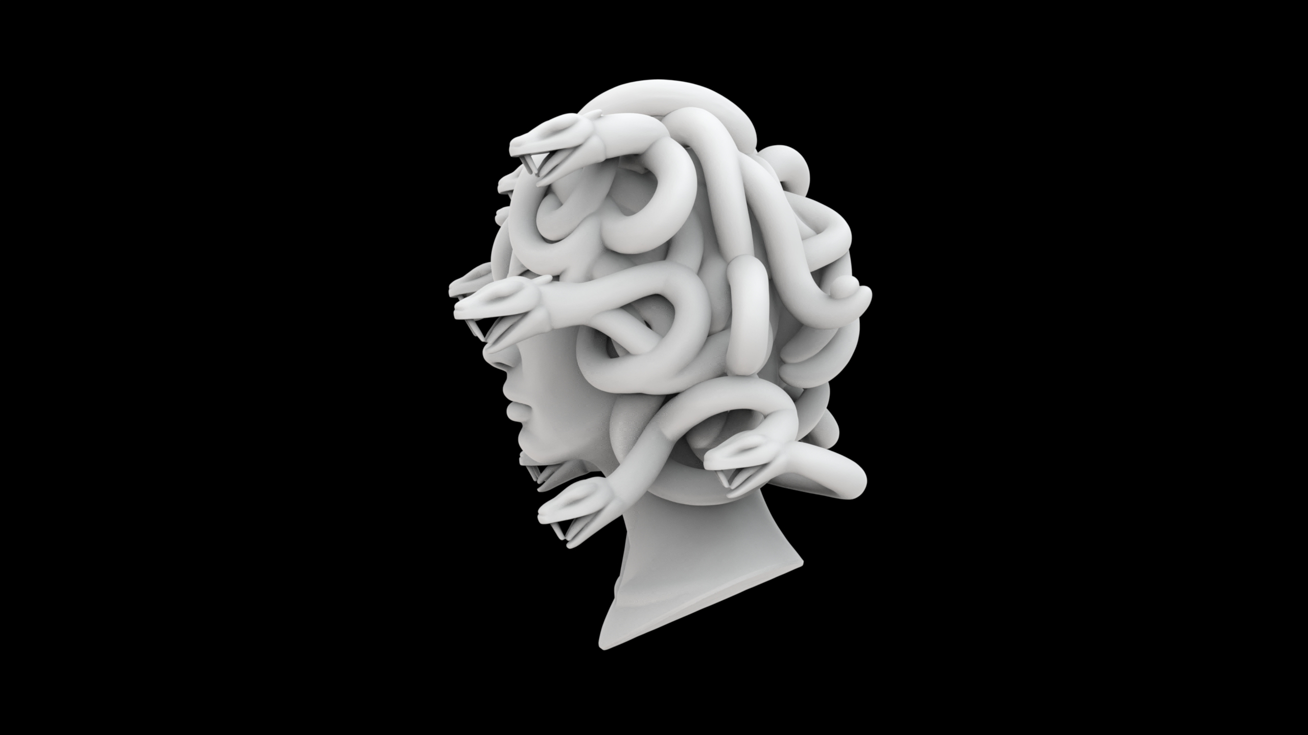 modelo 3d Modelo de impresión 3D de Medusa - TurboSquid 2458246