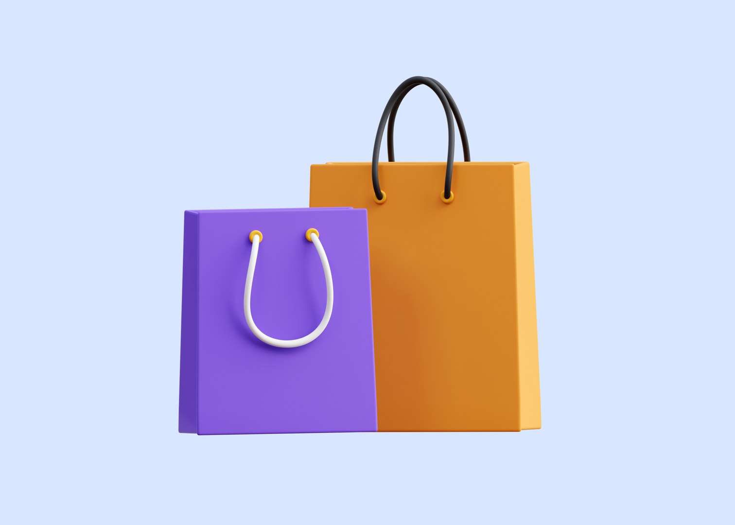 Shopping Bag 3D Illustration 3D - TurboSquid 2230015