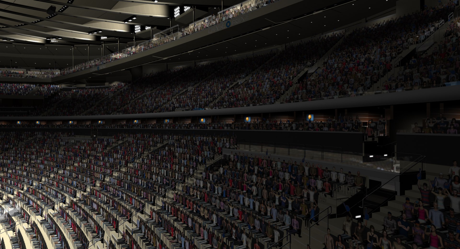 3d madison arena msg basketball model