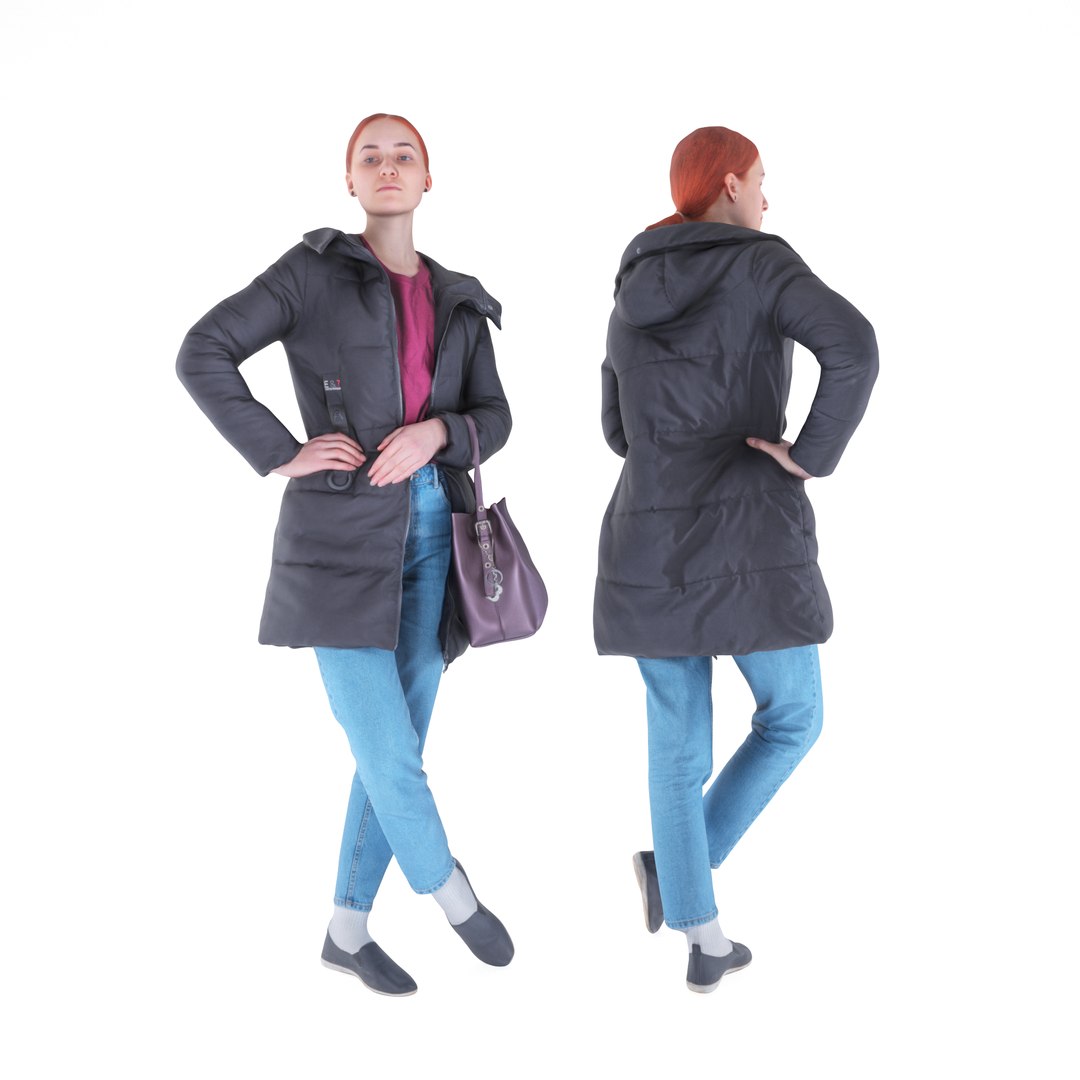 Human Young Woman Bag Model - TurboSquid 1473788