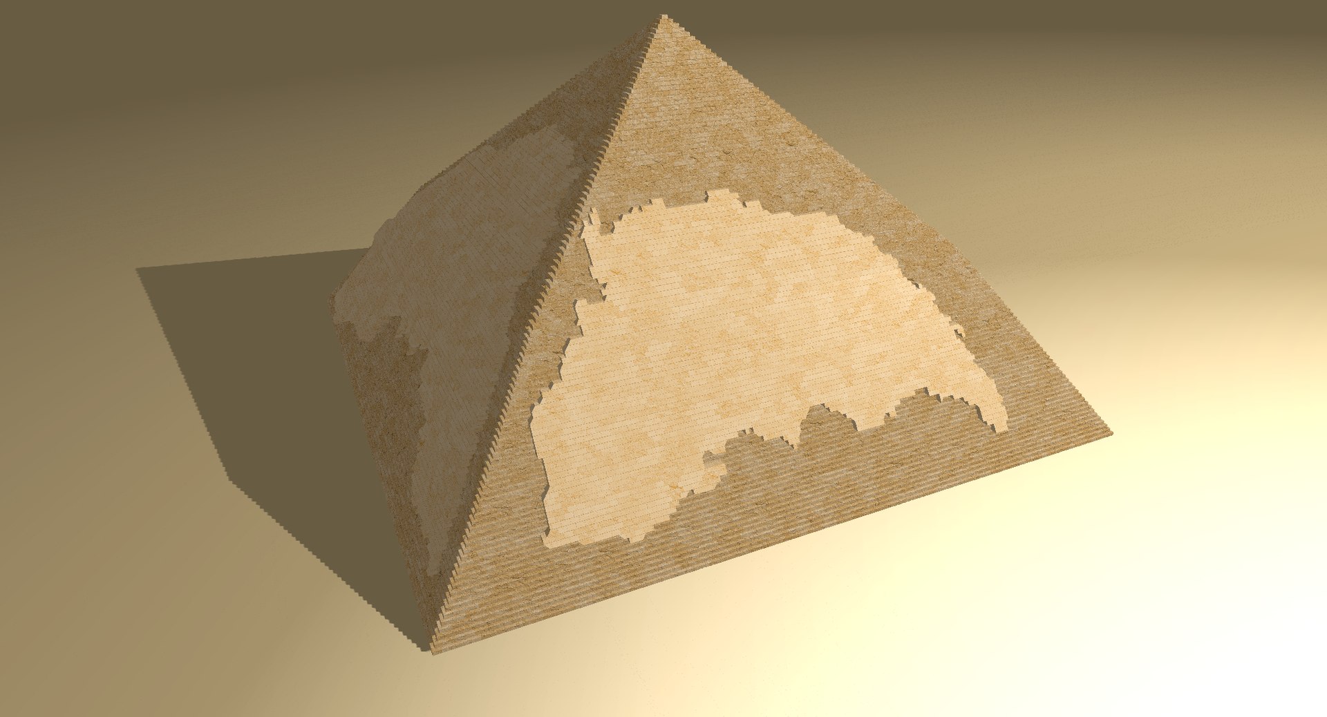Bent Pyramid 3D Model - TurboSquid 1869822