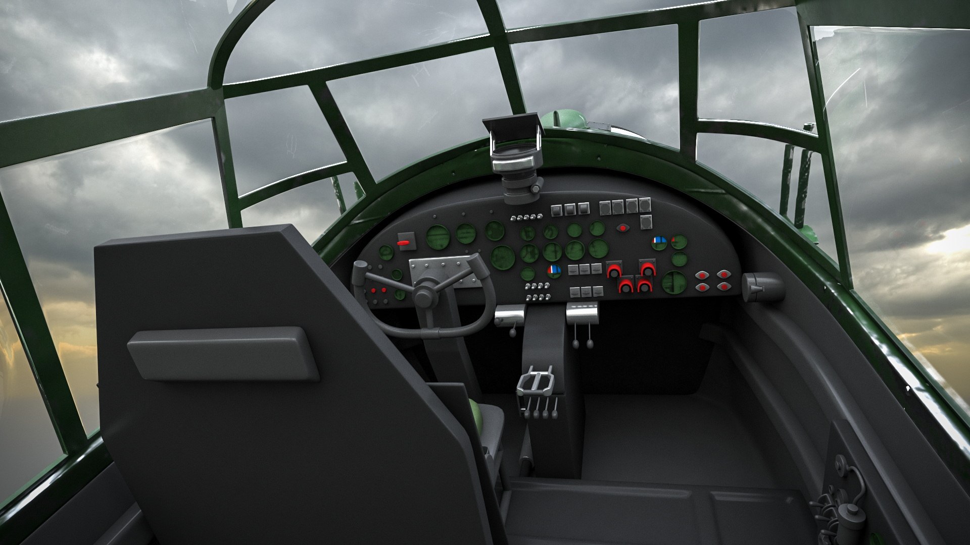 Avro Lancaster Four Engined Heavy Bomber Rigged 3D - TurboSquid 2300484